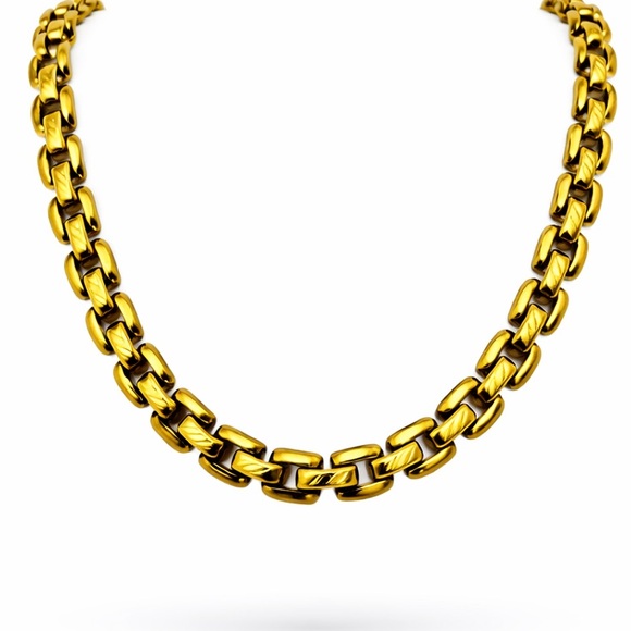 Venus and Vulcan | Jewelry | 55mm Gold Square Link Chain | Poshmark